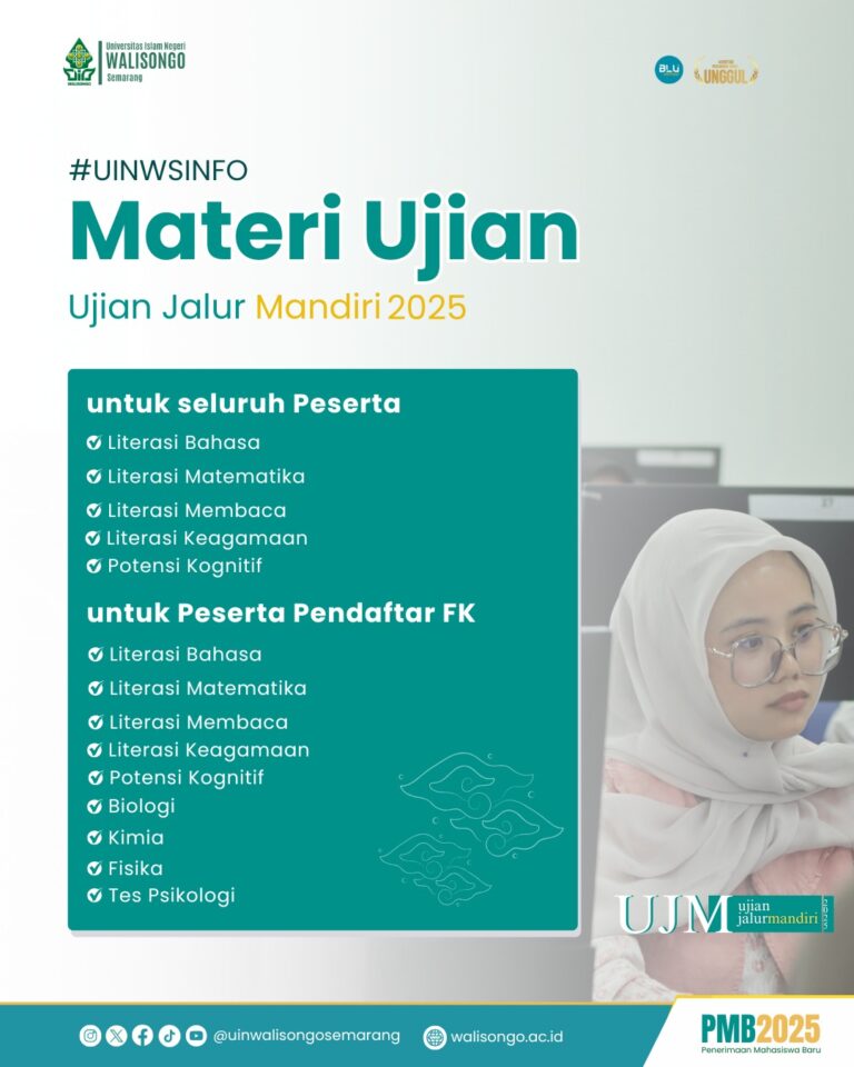 JALUR MANDIRI 2025 – PMB Walisongo